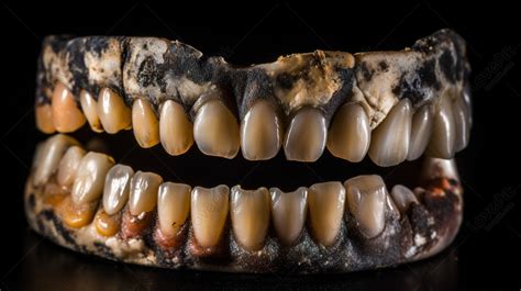 Burned Out Mouth With Teeth That Are Still Intact Outing Backgrounds