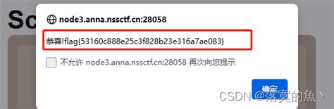 Nssctf之web篇刷题记录12 Csdn博客