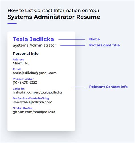Systems Administrator Resume Examples And Templates