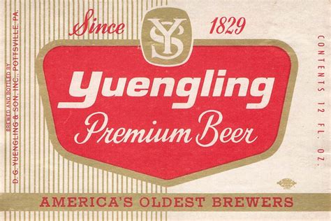 Yuengling Logo Yuengling Anniversary Commemorative Cans Fonts In Use