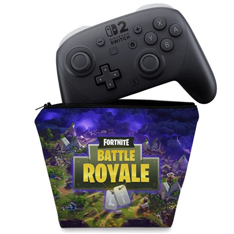 Capa Case Nintendo Switch 2 Pro Controle Fortnite Pop Arte Skins