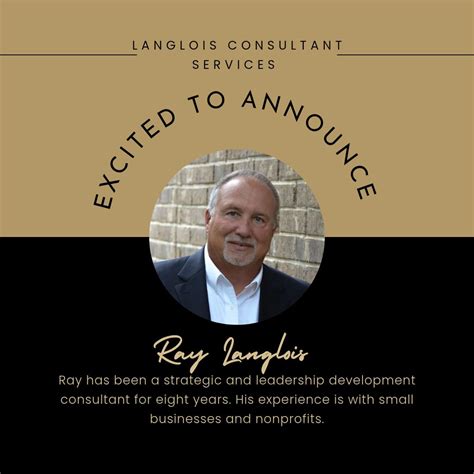 Exciting News—im Back At It Full Time Langlois Consultant Services Is Once Again Fully
