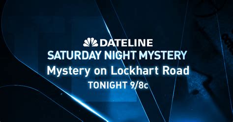 Sneak Peek Saturday Night Mystery Mystery On Lockhart Road