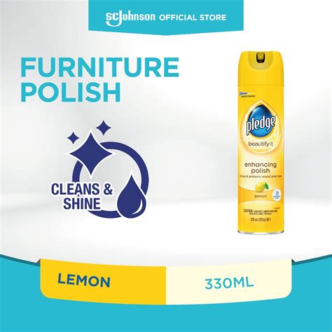 Pledge Furniture Lemon 330ml Shopee Singapore