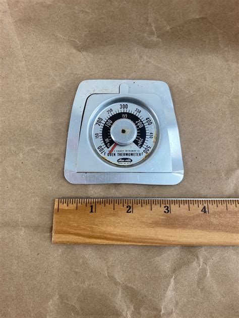 Acu Rite Vintage Atomic Oven Thermometer Etsy