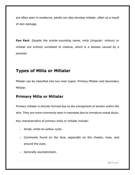 What Do You Know About Milia Or Milium A Detailed Overviewpdf