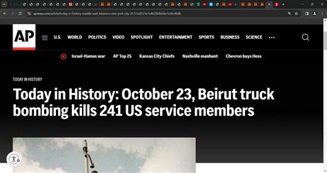 Do Not Forget 241 Us Military Personnel Soliders Were Killed In Lebanon