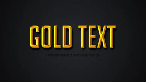 Golden Text Font Effect Psd Template Rgbspot Com Premium Fonts Design Templates Digital Assets