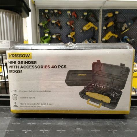 Jual Krisbow Grinder Mini Set 40 Pcs Dengan Aksesoris Mini Grinder
