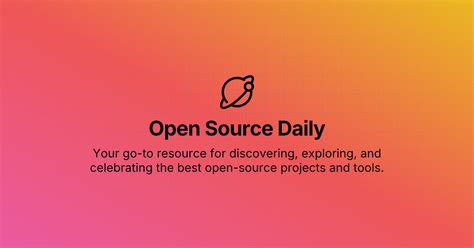 About Open Source Daily