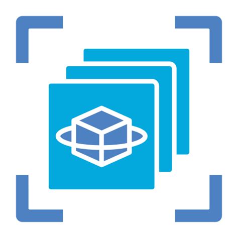 Depth Perception Generic Blue Icon