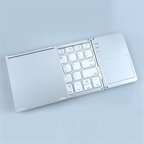 B Mini Folding Keyboard B Silver Walmart Com