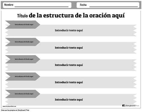Hoja De Trabajo De Cuatro Tipos De Oraciones