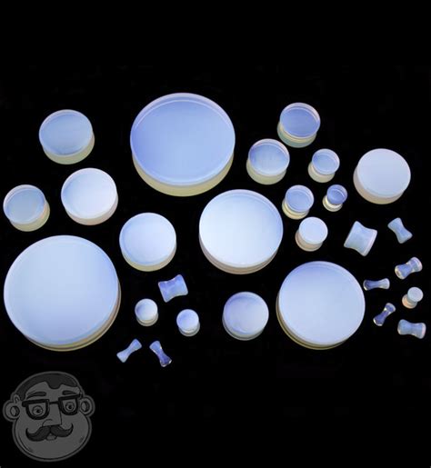 Opalite Glass Plugs Etsy