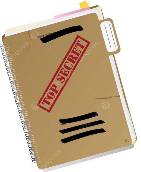 Top Secret Folder Spy Top Torn Vector Spy Top Torn Png And Vector