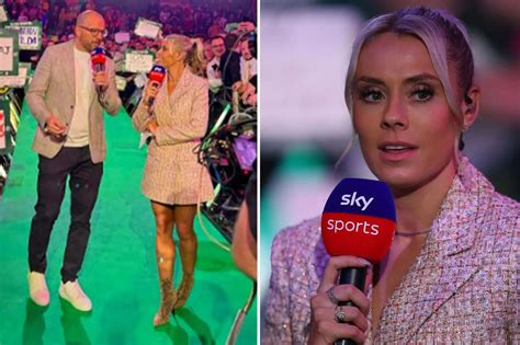 Sky Sports Presenter Emma Paton Puts On Leggy Display At World Darts