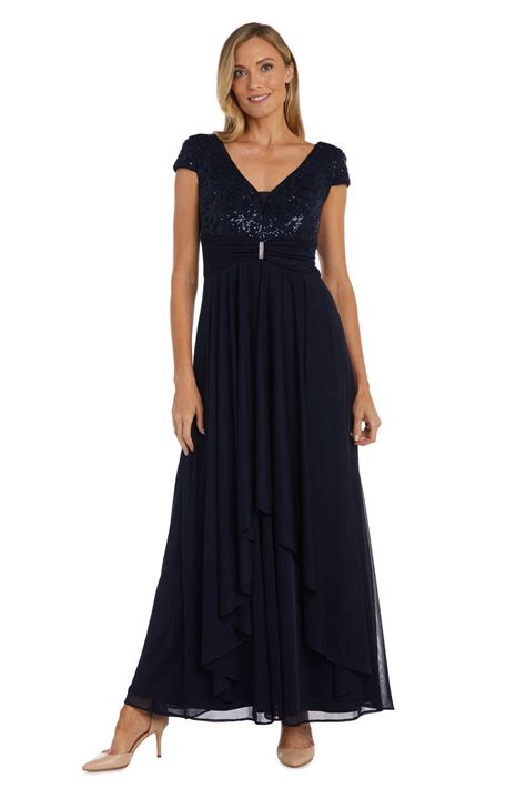 Navy Randm Richards 9856 Long Formal Evening Gown For 1390 The Dress