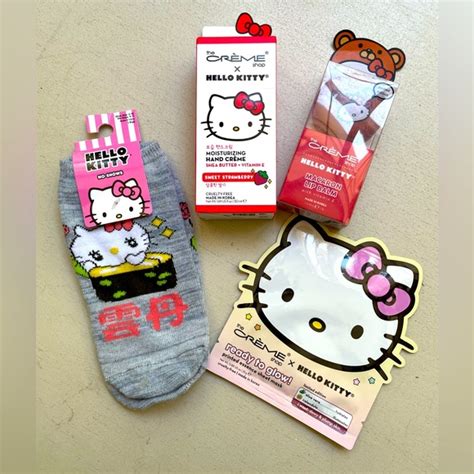 Creme Hello Kitty Skincare New Unopened Hello Kitty Bundle Poshmark