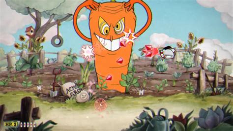Cuphead The Root Pack Boss Fight 1