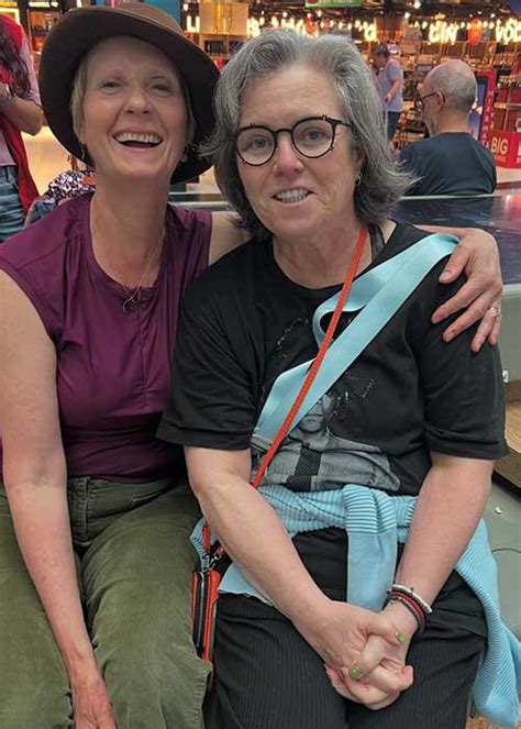 Sex And The City Star Cynthia Nixon Supports Pal Rosie Odonnell At