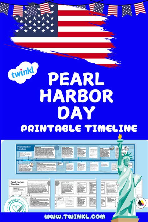 Pearl Harbor Day Printable Timeline Pearl Harbor Pearl Harbor Day New Years Traditions