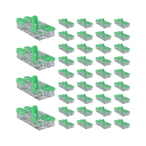 Quick Connect Wire Connectors Kit 2 To 2 Inline Electrical Lever Nuts Wire Connectors Splicing