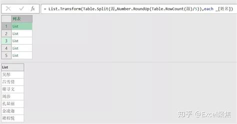 从excel到pq：一列转多列 知乎