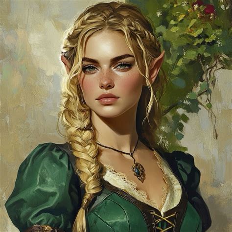 Half Elf Female Bard Dnd Эльфы