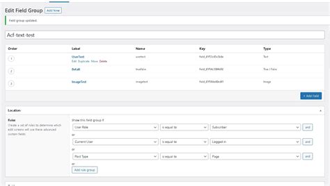 hiding restricting acf field from posts acf support