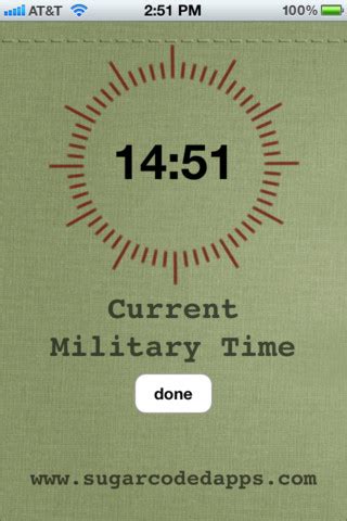 Military Time Iphone App Gmt Clock Phonetic Alphabet And More