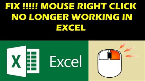 How To Fix Excel Right Click Not Working The Best Way