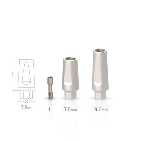 Straight Slim Titanium Abutment Biohorizons® Tapered Uae