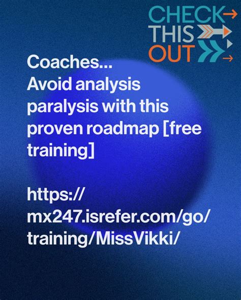 Vikki Cates On Linkedin Avoid Analysis Paralysis With This Proven Roadmap [free Training] Hello…