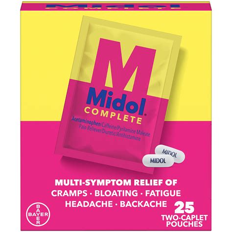 Mua Midol Complete Caplets With Acetaminophen For Menstrual Symptom