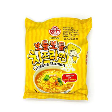 Ottogi Cheese Ramen And Bodeulbodeul Spicy Cheese Ramyeon Stir Fry Bokk Eum And Big Cup 120g