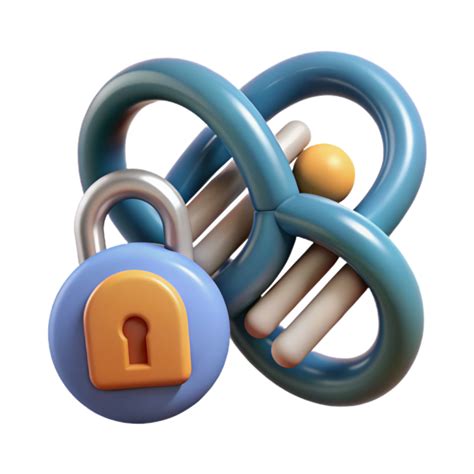 Serene Minimalist Dna Molecule With Data Encryption Symbol Isolated