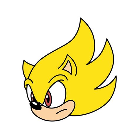 Sonic Yellow Head 56636698 Vector Art At Vecteezy