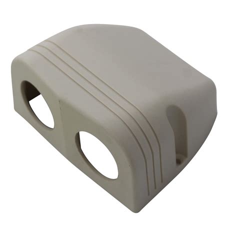 Dual Socket Surface Mount White