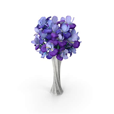 Iris Bouquet Blue 3d Object 2298981527 Shutterstock