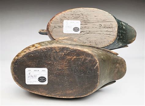 Pair Of Wood Ducks In The Style Of Chief Eugene Cuffee By Reggie Birch