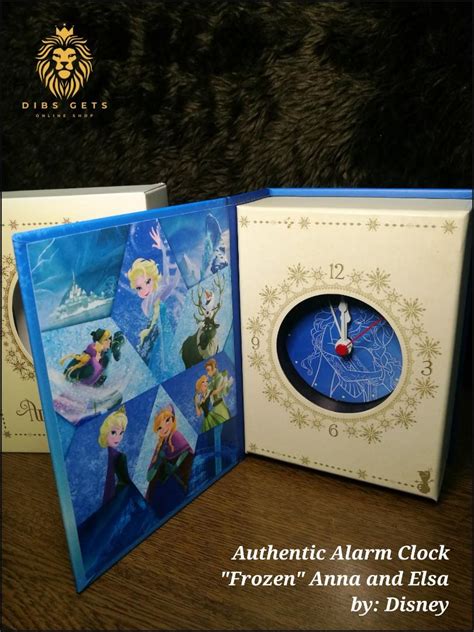 Frozen Anna And Elsa Authentic Clock Hobbies And Toys Memorabilia