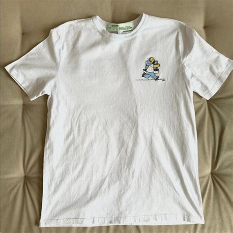 Off White Bart Simpson T Shirts For Women Mercari