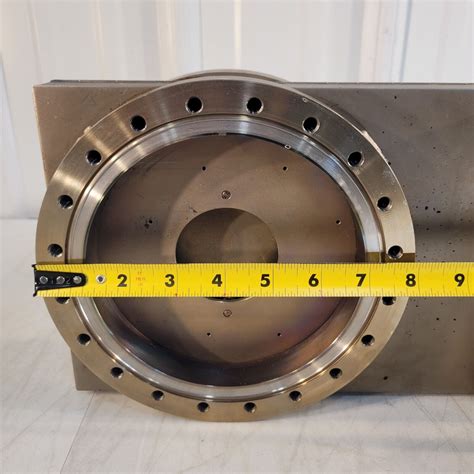 8 Dn160cf Manual Gate Valve Conflat Cf Flange Tapped Holes High Vacuu