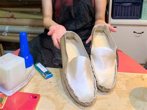 【初めて靴作りにおすすめ！】《~手縫いのモカシン作り~》カップルやご夫婦でおそろいはいかがでしょうか？bottega Tramoda じゃらん遊び体験