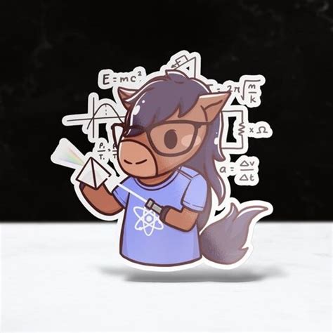 Chibi Physics Sticker Cpp Cal Poly Pomona Vinyl Wate Inspire Uplift