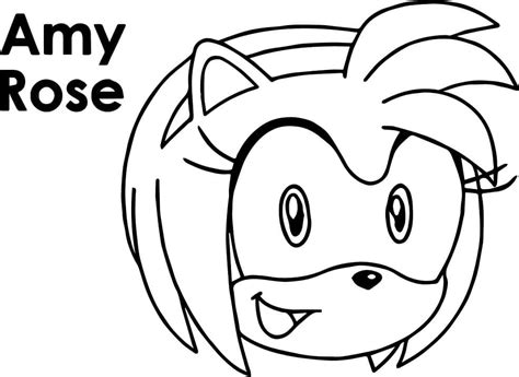 Desenhos De Amy Rose E Um Martelo Para Colorir E Imprimir ColorirOnline Com