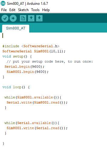 Project With SIM L GPRS Module And Arduino Part AT Commands