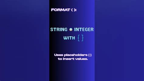 String Concatenation Using Format Education Pythonprogramming Programminglanguage Strings