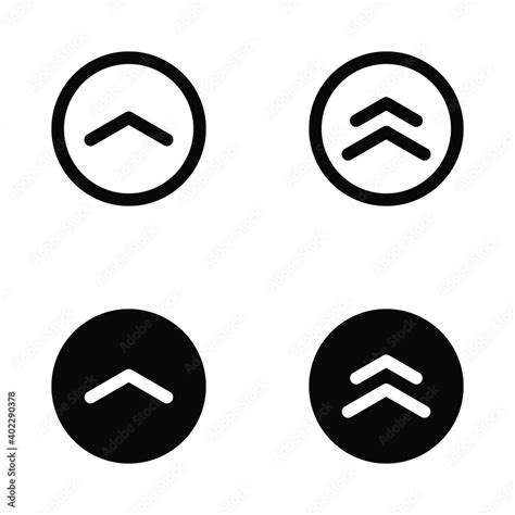 Vector Swipe Up Icon Isolated On White Background For Stories Design Blogger Scroll Pictogram