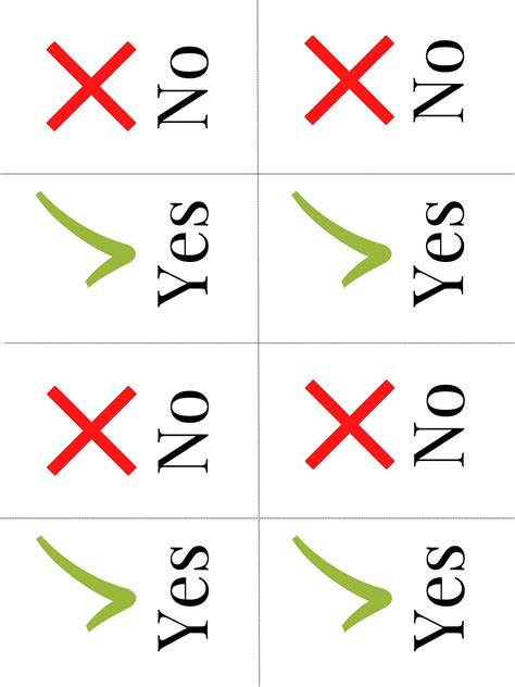 Yes Or No Choice Board Visual For Special Needs Free Pdf — Everyday